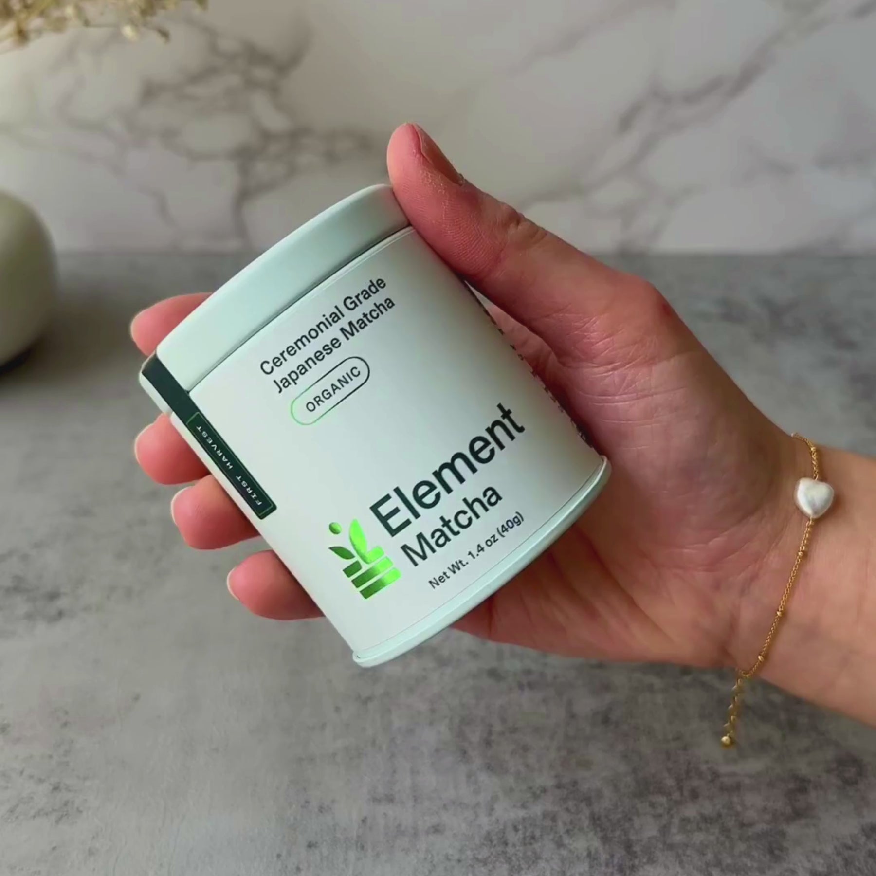 Element Matcha Organic Ceremonial Grade Japanese Matcha (40g)